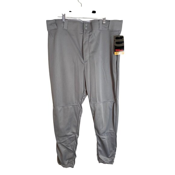 Wilson | Pants | Wilson Wta4328 Adult Mens Gray Relaxed Fitelastic ...